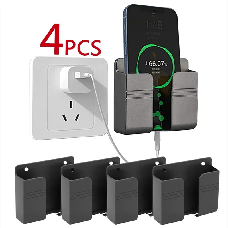 Multifunction-Mobile-Phone-Holder-Wall-Mounted-Organizer-Storage-Box ...