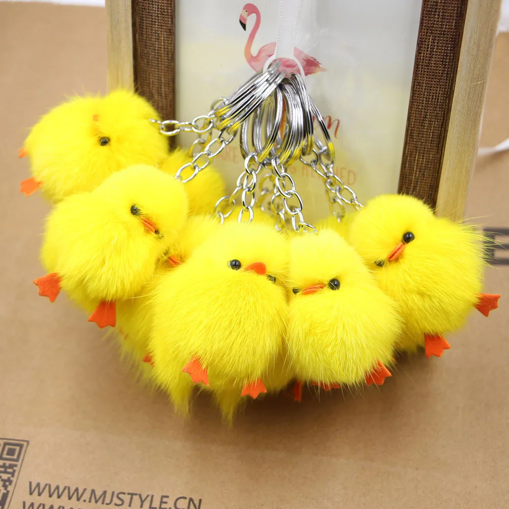 Cute Little Yellow Duck Keychain Cute Bag Phone Pendant - AliExpress 36