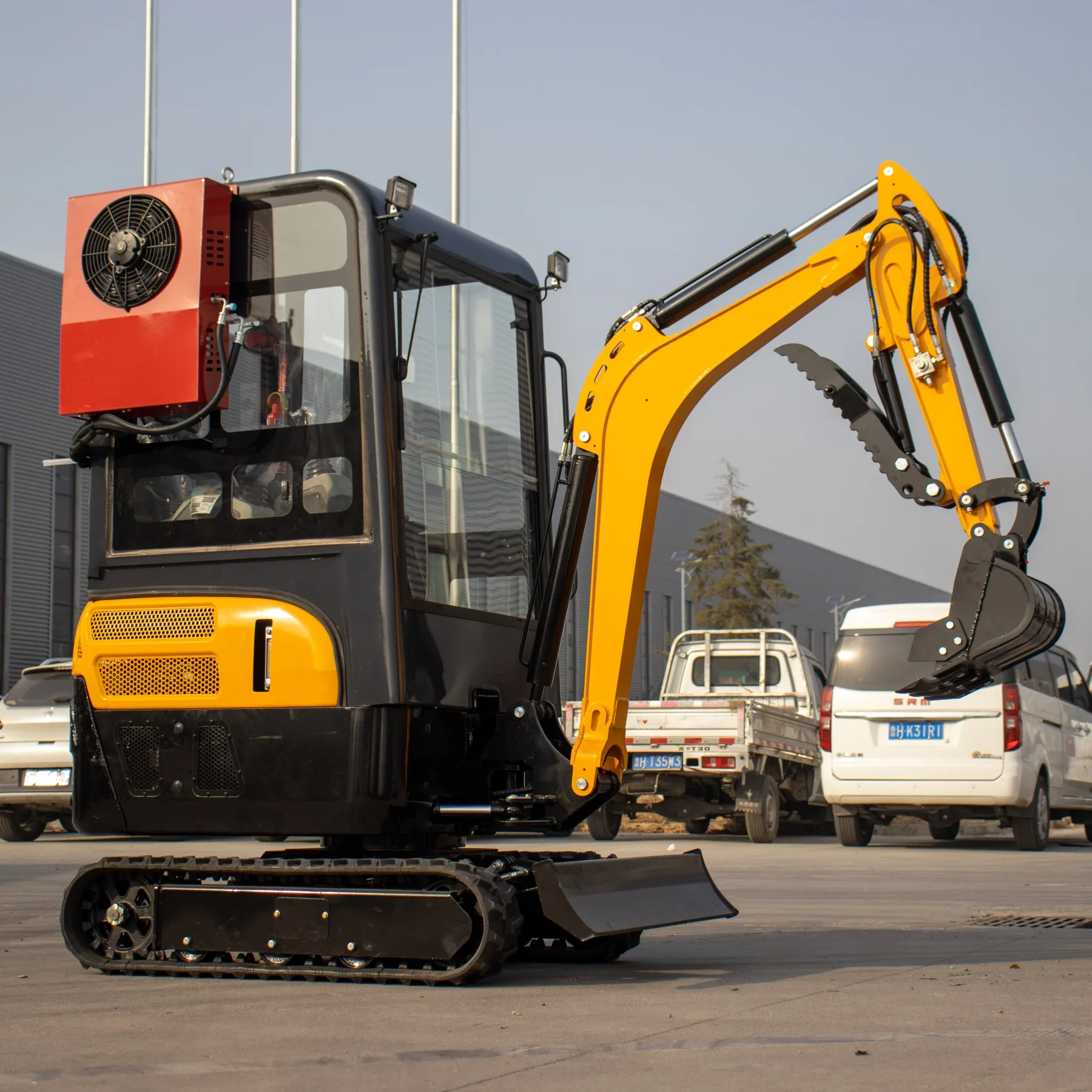 Mini-bagger-2-Tonnen-Kubota-Benzin-Diesel-Klein-bagger-Crawler-Mikro ...