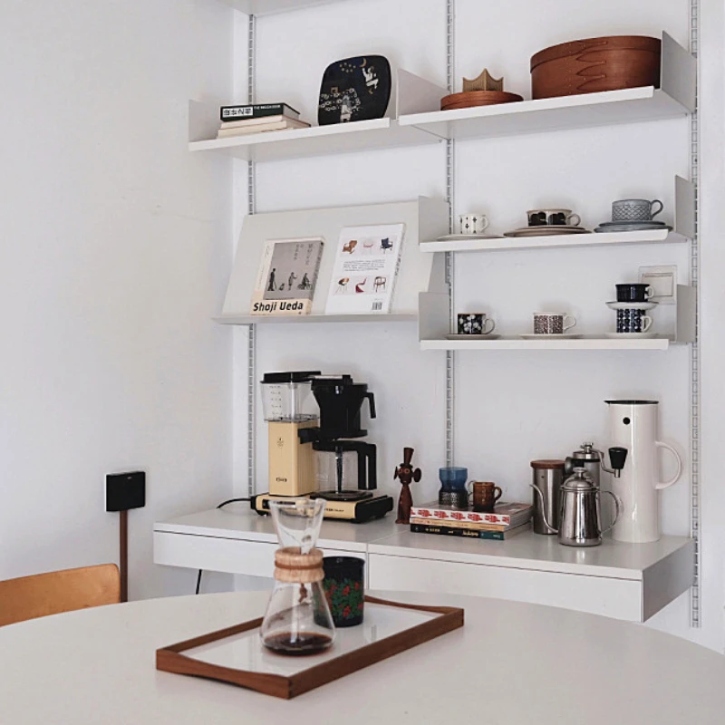 Minimalist-living-room-wall-mounted-rail-system-shelf-multi-layer ...