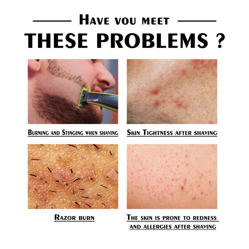 Beard-Cleaning-Gel-Portable-Refreshing-Easy-to-Absorb-Mild-Men-Beard ...