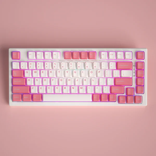 Yunzii Yz75 Pink Wireless Mechanical Keyboard - Keyboards - AliExpress
