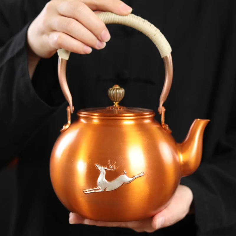 Handmade-Purple-Copper-Teapot-Household-High-grade-Boiling-Water ...