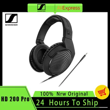 Sennheiser HD 200 Pro Professional Monitor Headphones Deep Bass Earphone Wired Noise Reduction ...