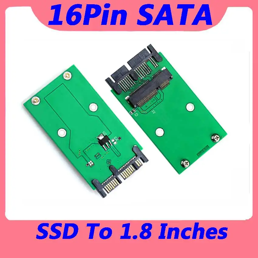 Cart-o-adaptador-micro-SATA-SSD-para-computadores-PC-16Pin-1-8 ...