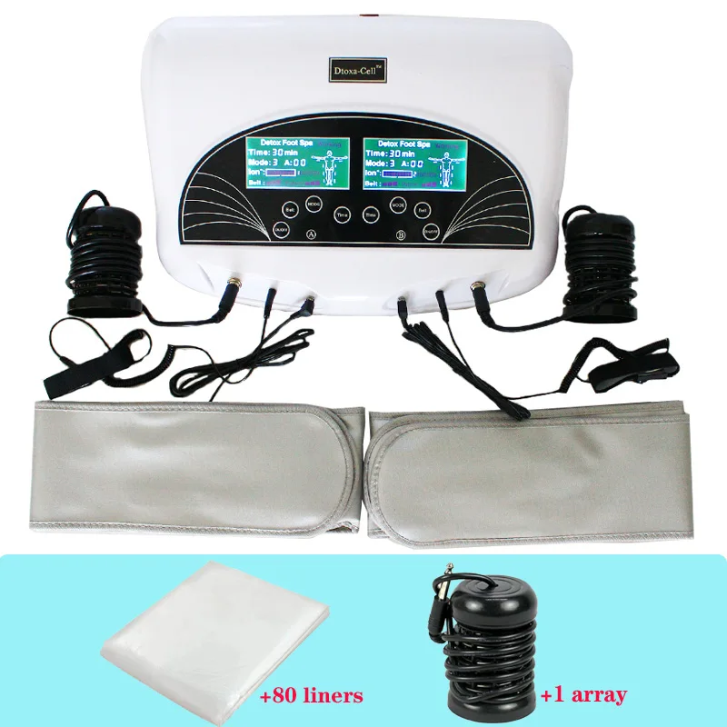 Dual Detox Foot Spa Device Ionic Cleanse Hydrogen Machine for Two ...