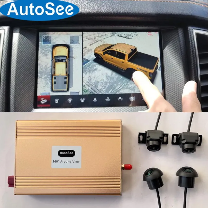 suit-original-OEM-monitor-for-Ford-Ranger-Raptor-360-degree-camera ...