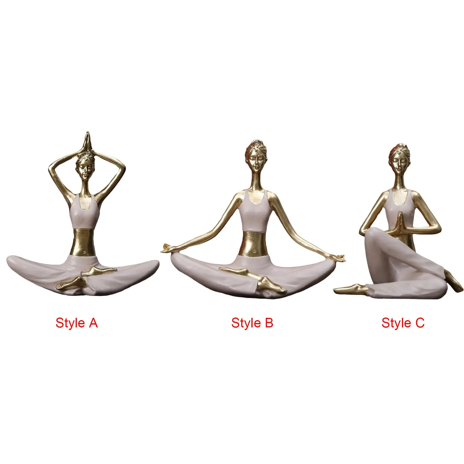 Yoga-Statues-Figurines-Resin-Crafts-Ornament-Yoga-Girl-Statue-Yoga ...