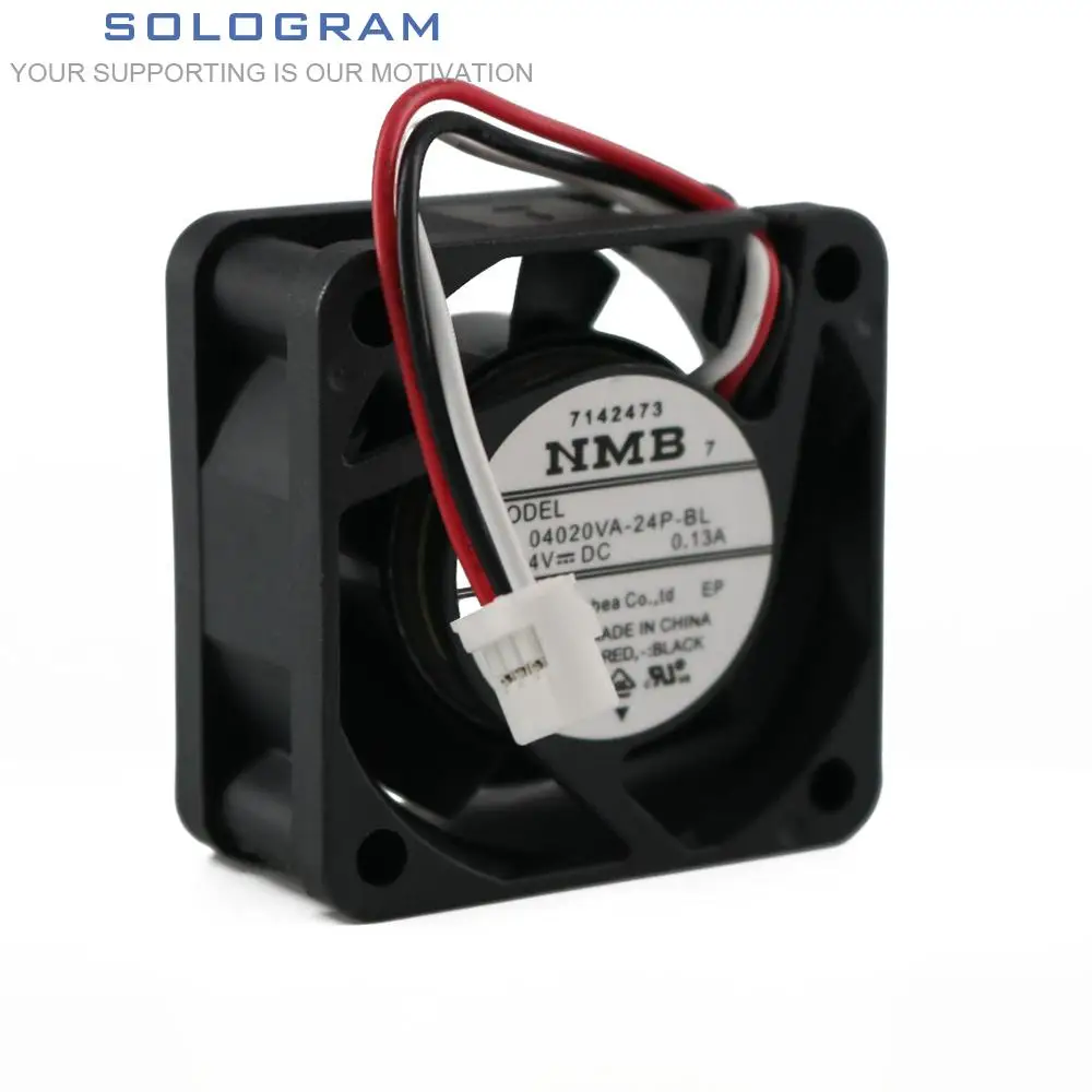 1Pcs Brand New For NMB 7 04020VA-24P-BL 7142473 4020 40*40*20MM 3Pin Cable Inverter Cooling Fan ...
