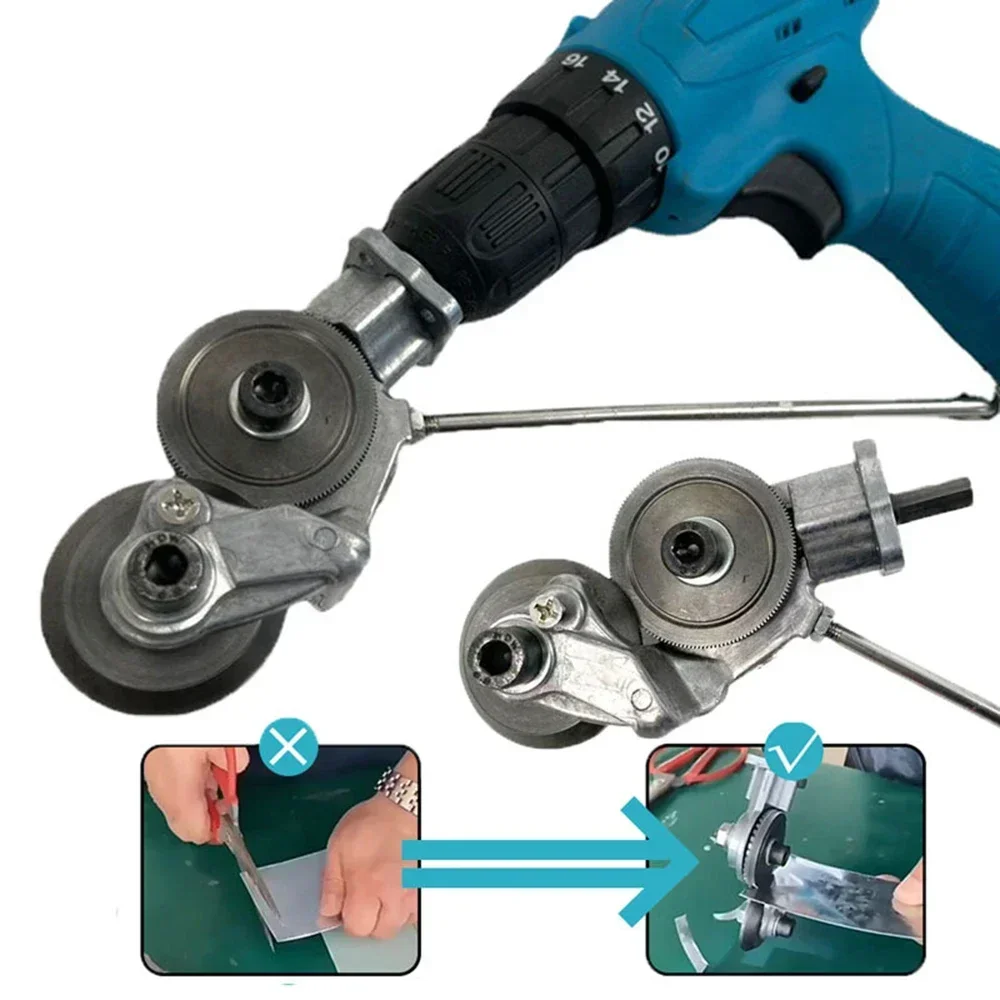Electric Drill Plate Cutter Metal Sheet Cutter Free Cutting Tool Saw ...