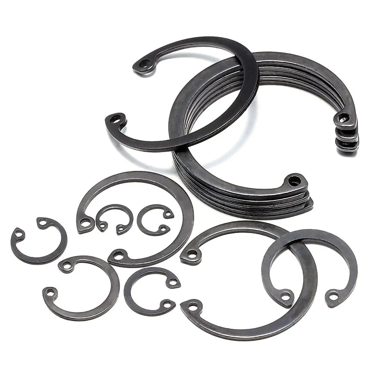 M135-M200-Black-65-Manganese-Steel-C-Clips-Snap-Retaining-Ring-For-Hole ...