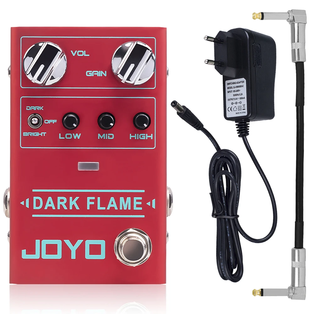 JOYO Guitar Effect Pedal R-17 Dark Flame High Gain Distortion Effect 3 ...