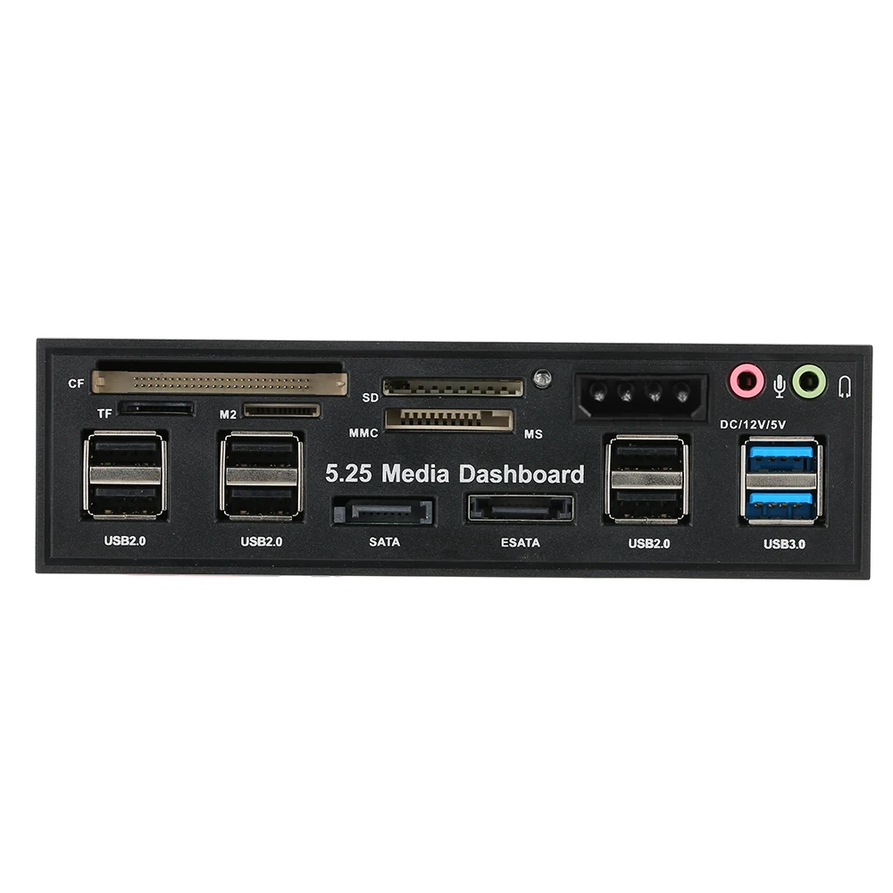 Multi-Function-USB-3-0-Hub-eSATA-SATA-Port-Internal-Card-Reader-PC ...