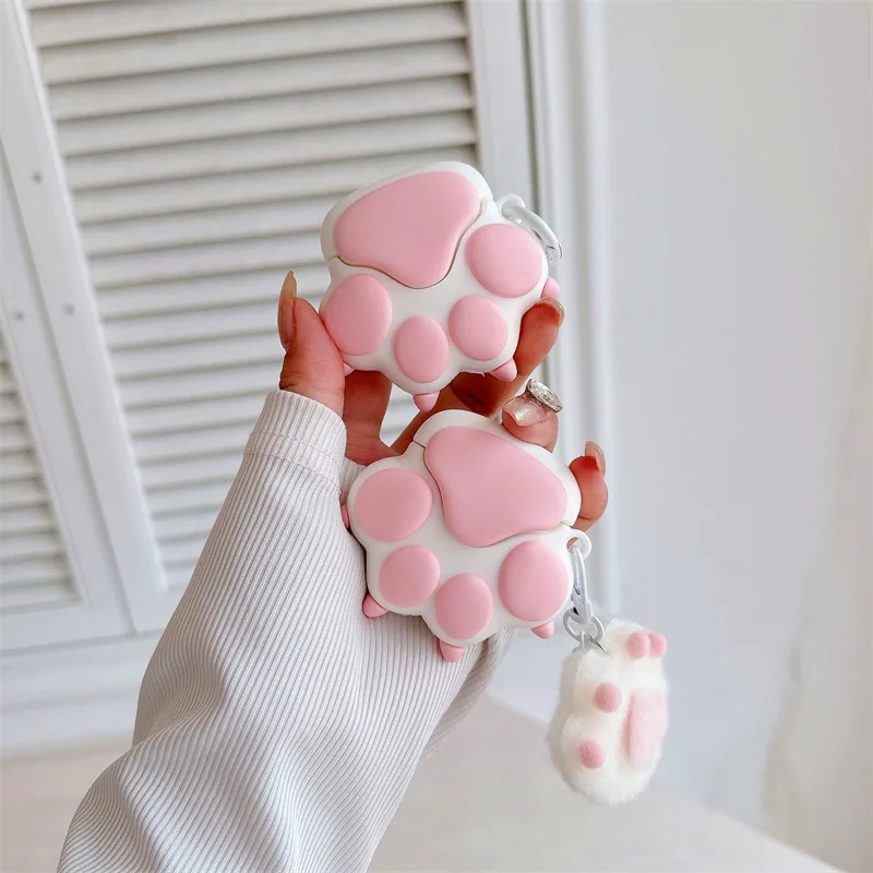 3D-Pink-Cat-Claw-Case-for-AirPods-Pro2-Airpod-Pro-1-2-3-4-Bluetooth ...