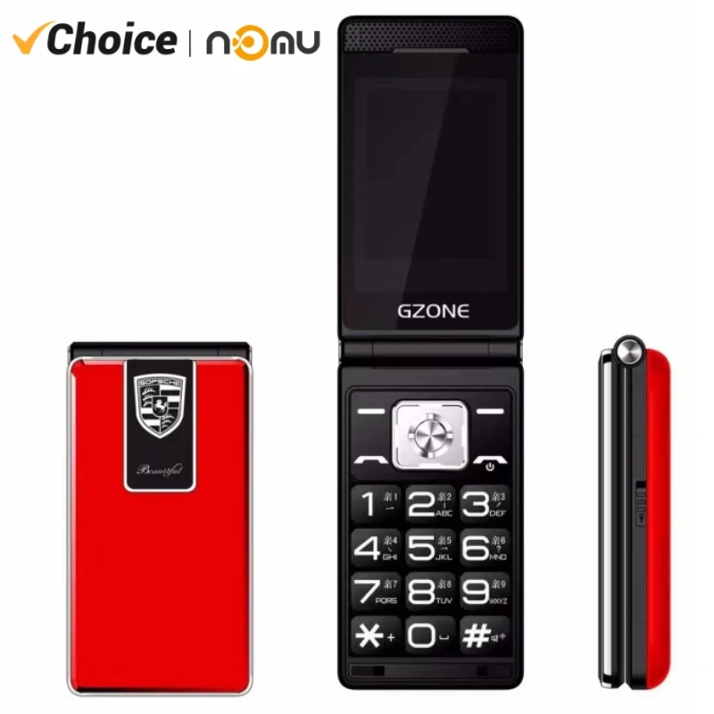 Elderly-Big-Push-Button-Flip-Mobile-Phone-2-4-Inch-Dual-Sim-Card-2G-GSM ...