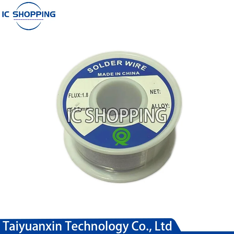Small Coil of Solder Wire 0.6mm 0.8mm 1mm 50g 100g Soldering Tin Wire ...