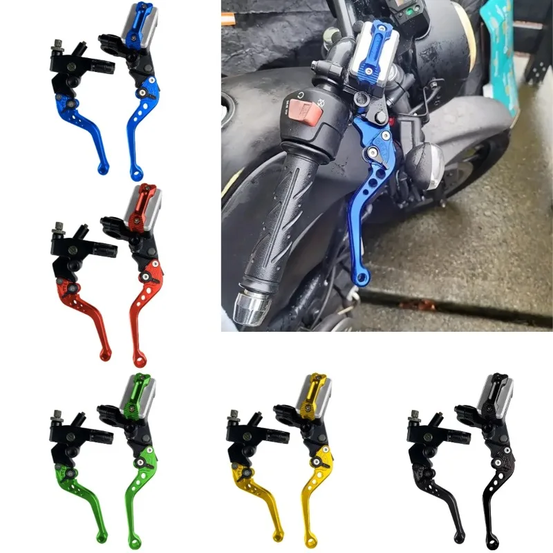 CNC One Pair 7/8" 22mm Universal Motorcycle Brake Master Cylinder Lever ...