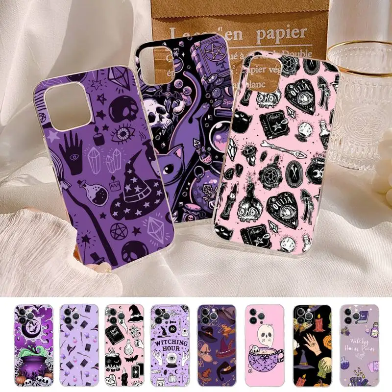 Witch-Lunar-Magic-Phone-Case-Silicone-Soft-for-iphone-14-13-12-11-Pro ...