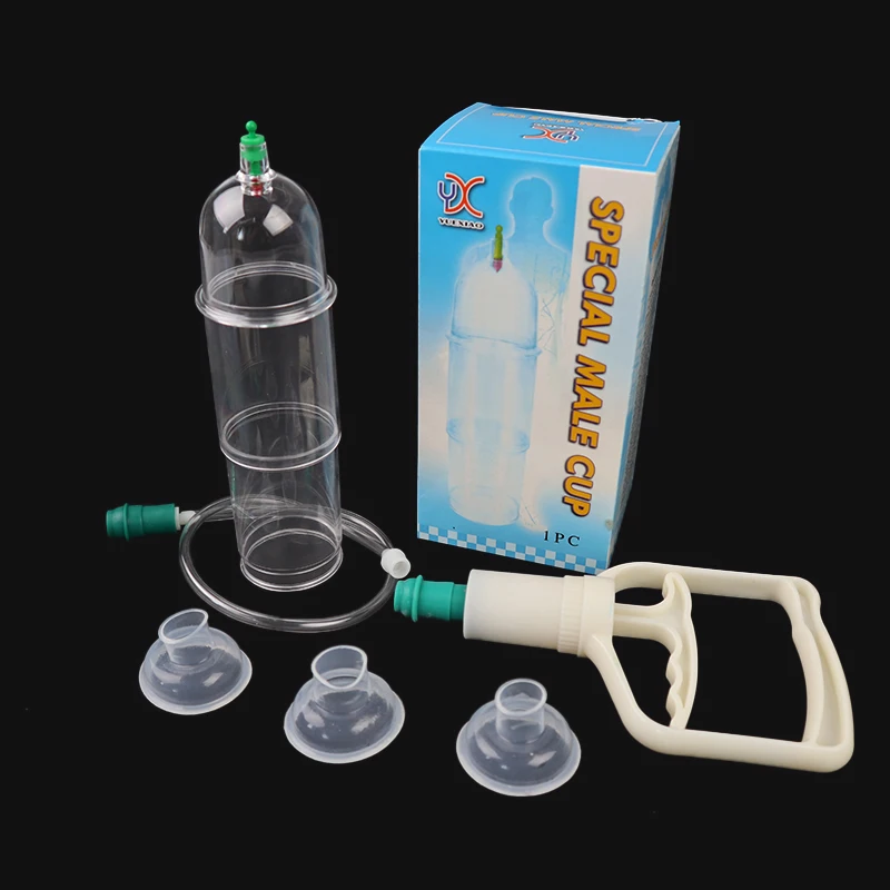 Men-Vacuum-Cupping-Sets-with-Pumping-Gun-Suction-Cups-Body-Massage-Cup ...