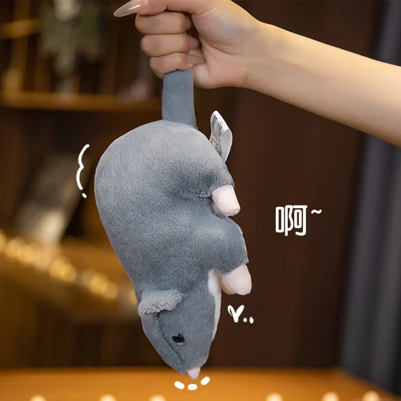 32/50/100CM Simulated Mice Plush Toys Lifelike Mouse Stuffed Animal ...