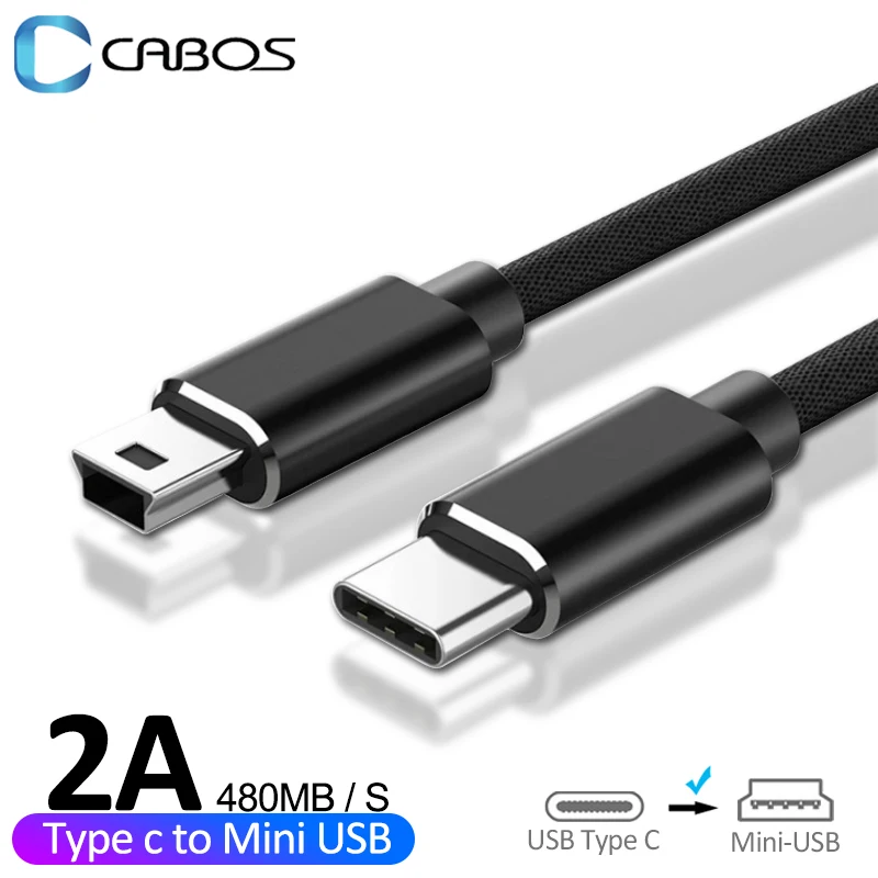 USB-C-Mini-USB-kablosu-Thunderbolt-3-Mini-USB-tip-C-adapt-r-kablosu-i ...