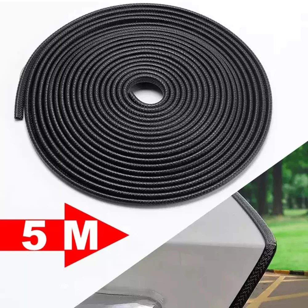 1pcs 5M Car Door Anti Collision Strip with Steel Disc Bumper Trim Edge ...