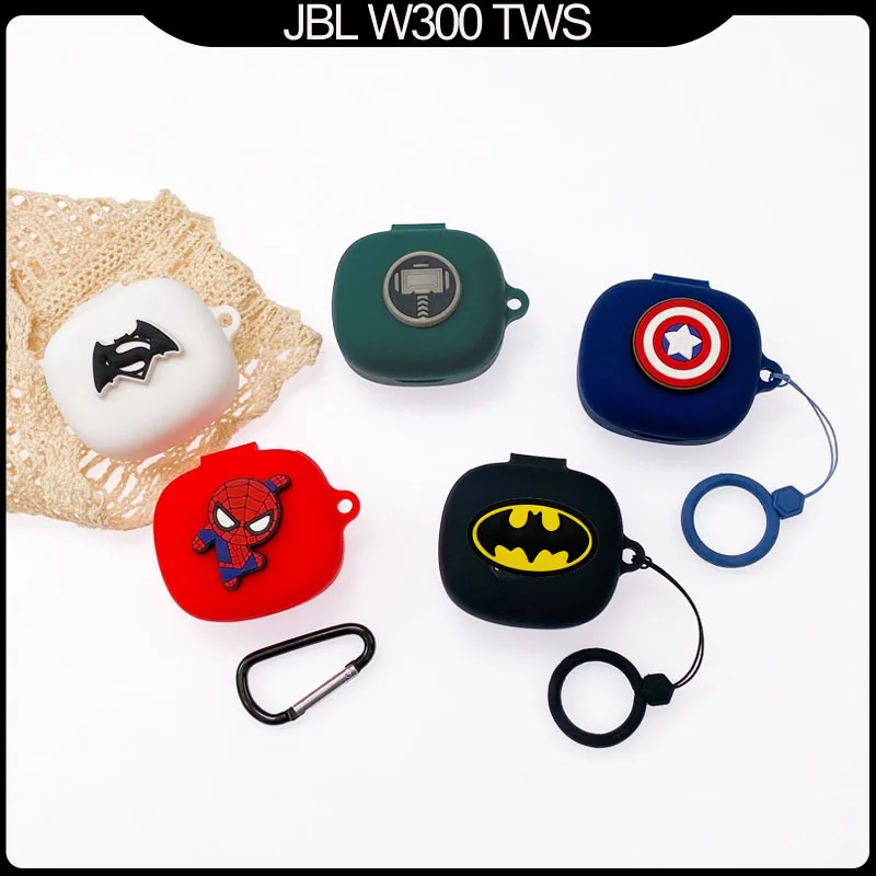Soft-Earphone-Case-for-JBL-Wave-300-Tws-W300-Marvel-Cartoon-Batman ...