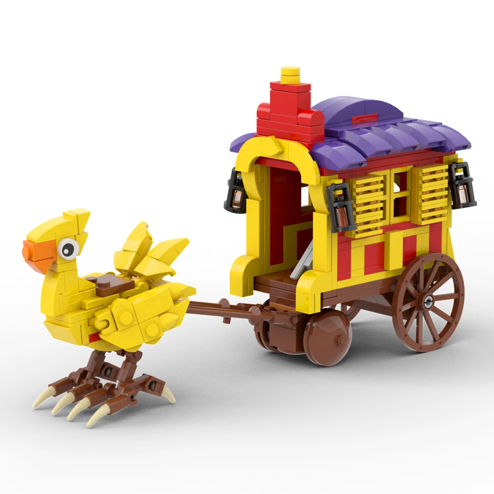 Chocobo-Carriage-Final-Fantasied-Birds-Figure-Building-Block-Model-Kit ...