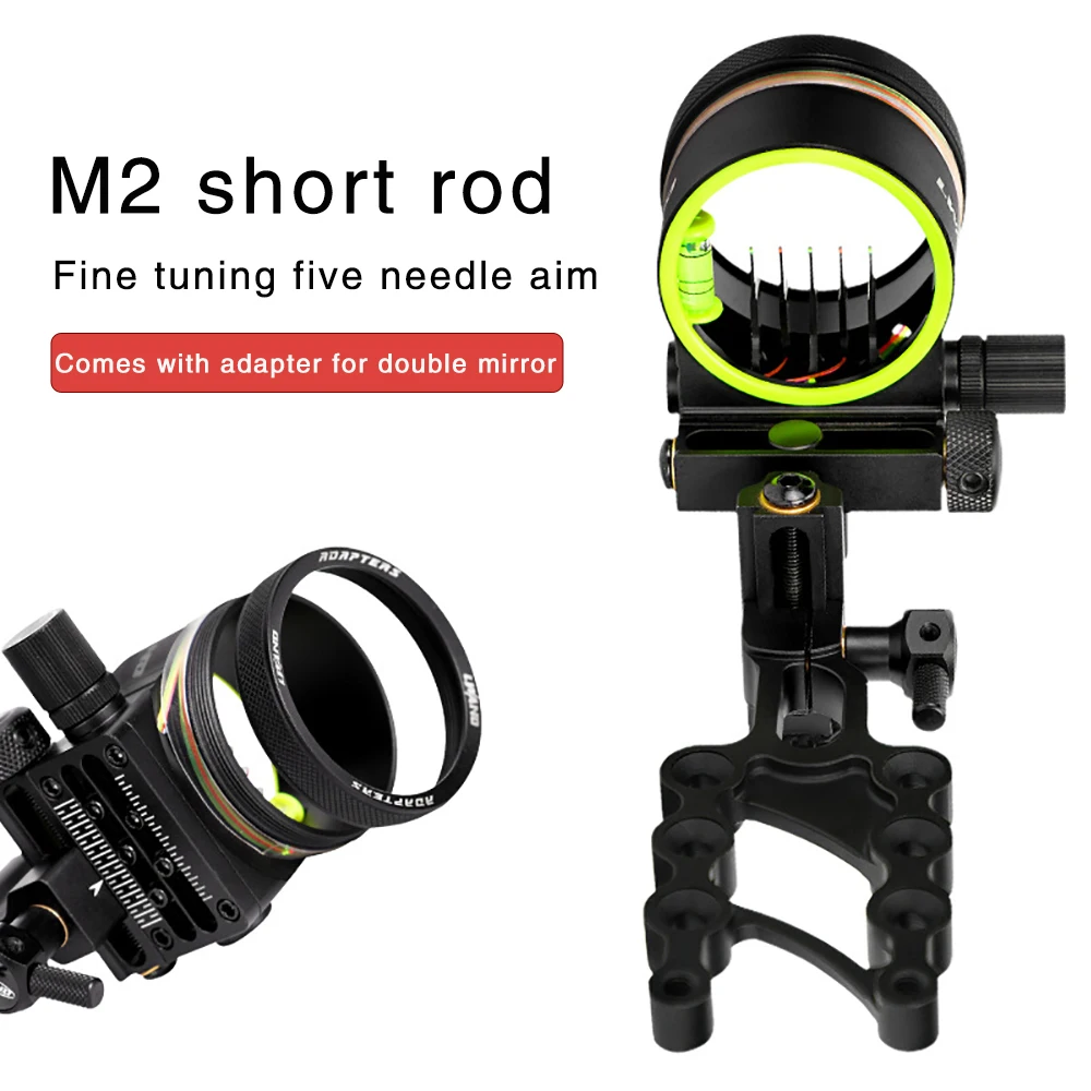 Compound Bow Sight for Hunting Shooting, Optical Fiber Sight, Quick ...
