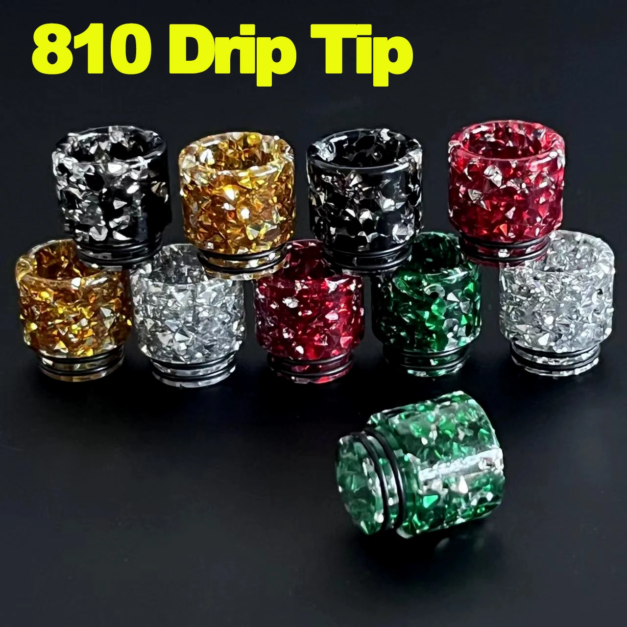 1PCS-New-Resin-Drip-Tip-Cigarette-Holder-for-Most-810-Tank-UFORCE-T2 ...