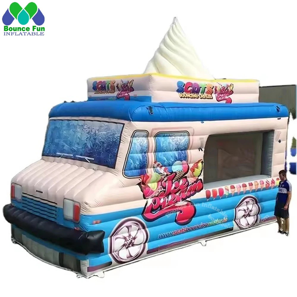Custom-Inflatable-Ice-Cream-Truck-Concession-Stand-Tent-Popcorn-Coffee ...