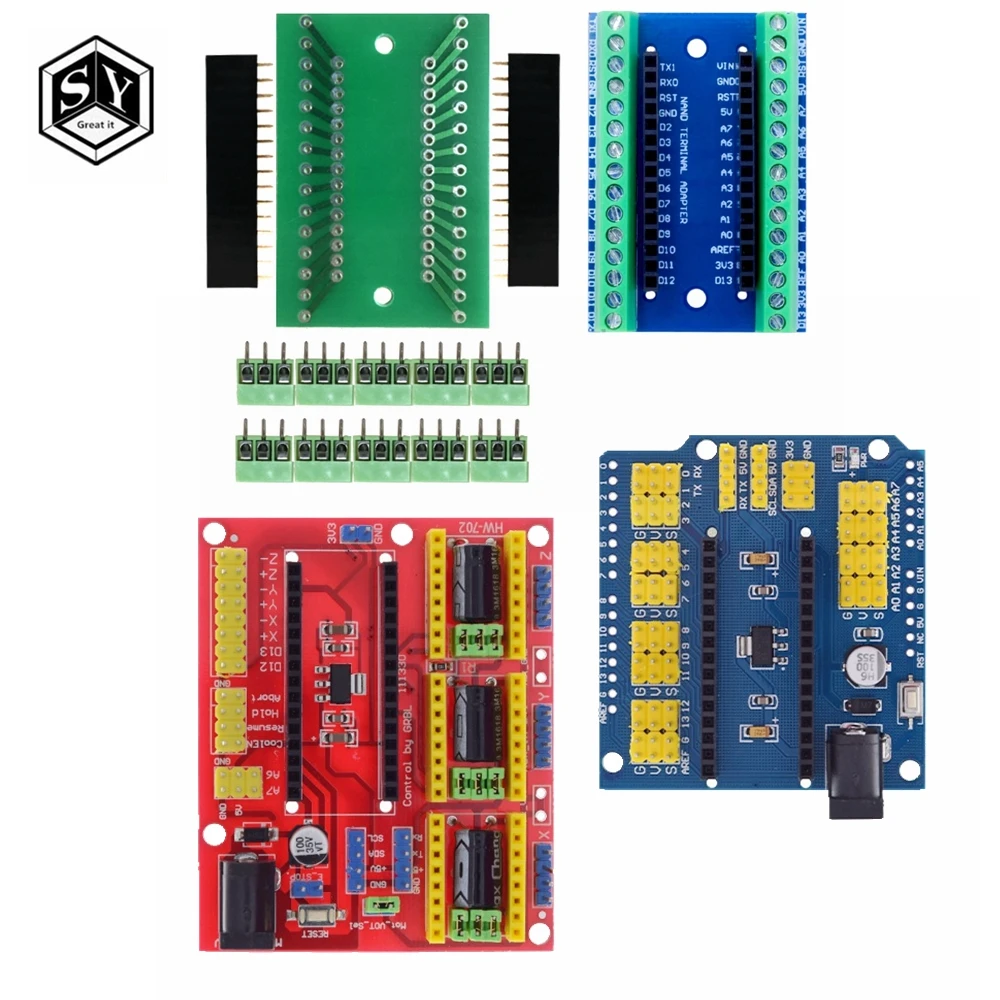 1PCS NANO V3.0 3.0 Controller Terminal Adapter Expansion Board NANO IO ...
