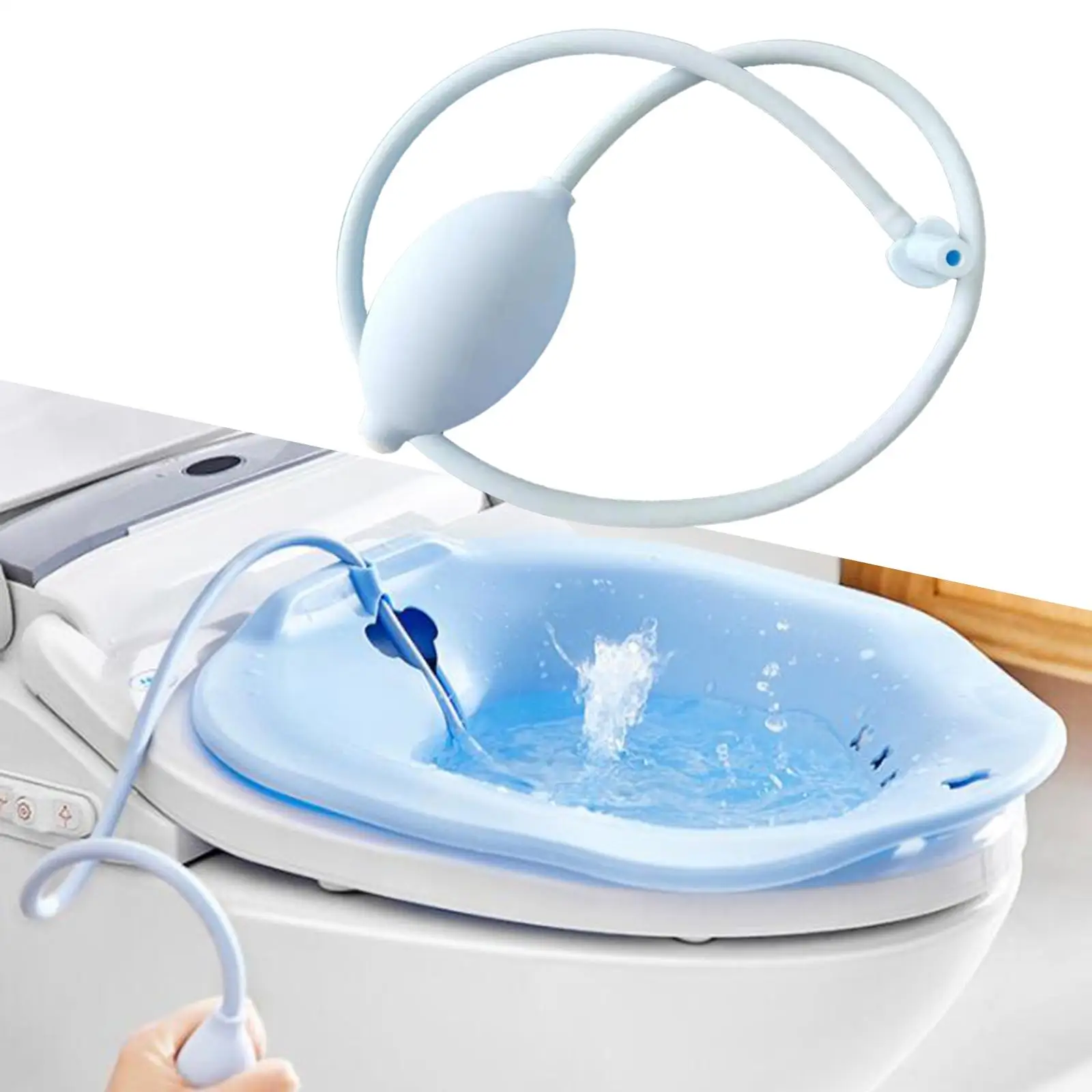 Sitz Bath Flusher Soaking Bidet Flusher Hand Sprayer for Wash Basin ...