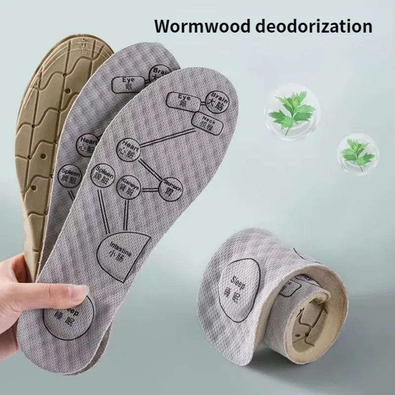 Foot Point Massage Insole Unisex Soft Breathable Sports Cushion Inserts ...