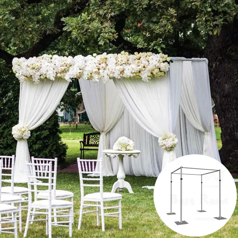 Aluminum-Alloy-Wedding-Ceremonial-Kiosk-Vertical-Frame-of-Arch-Ceremony ...