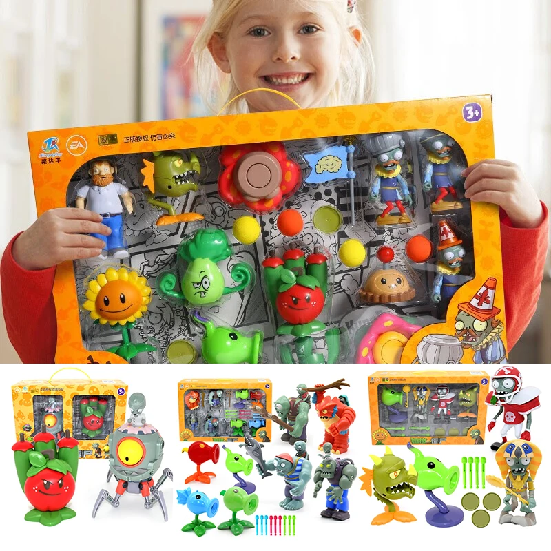 New-Plants-vs-Zombies-2-Giant-Zombie-Model-Toy-Ice-Pea-Jetpack-Cartoon ...