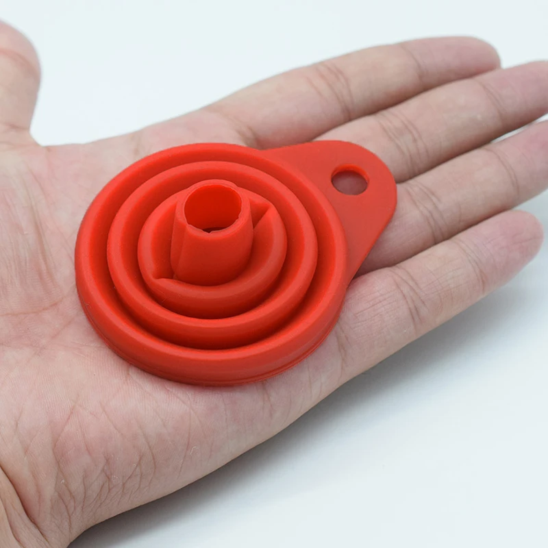Collapsible Silicone Funnel Foldable Engine Oil Fuel Petrol Diesel ...