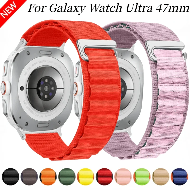 Alpine Nylon Strap for Samsung Galaxy Watch Ultra 47mm Comfortable ...