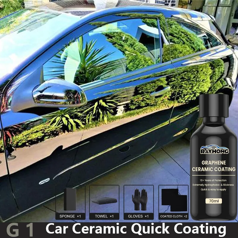 Car Graphene Ceramic Quick Coating – Glazed and Geared Up