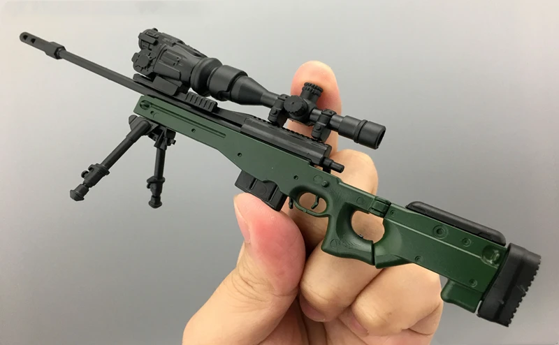 1/6th Mini Jigsaw Puzzle AWM 1/6 AWM Sniper Rifle Plastic Assemble Gun ...