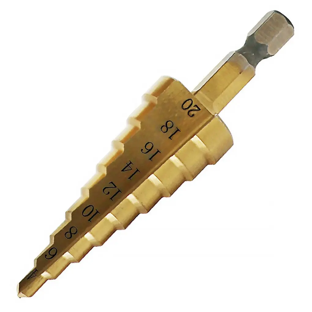 High-speed-Steel-Step-Drill-Bit-Woodworking-Deburring-Chamfer-HSS-Cone ...