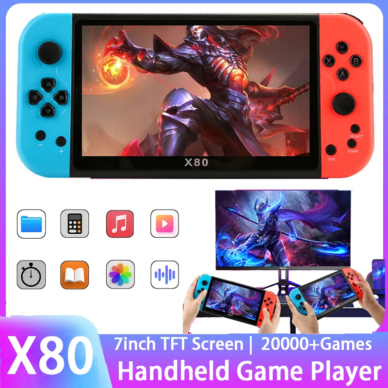 X80-Retro-Handheld-Game-Player-Built-in-20000-Classic-Games-7inch-TFT ...