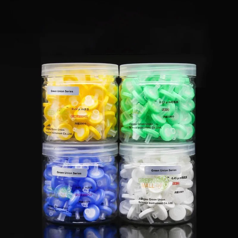 100PCS-BOX-Lab-13mm-25mm-MCE-Nylon-PTFE-Millipore-Membrane-Syringe ...
