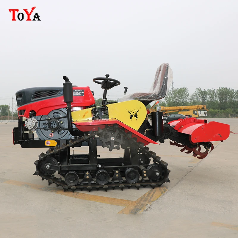 Gasoline-rotary-tiller-seat-tracked-diesel-micro-tiller-agricultural ...