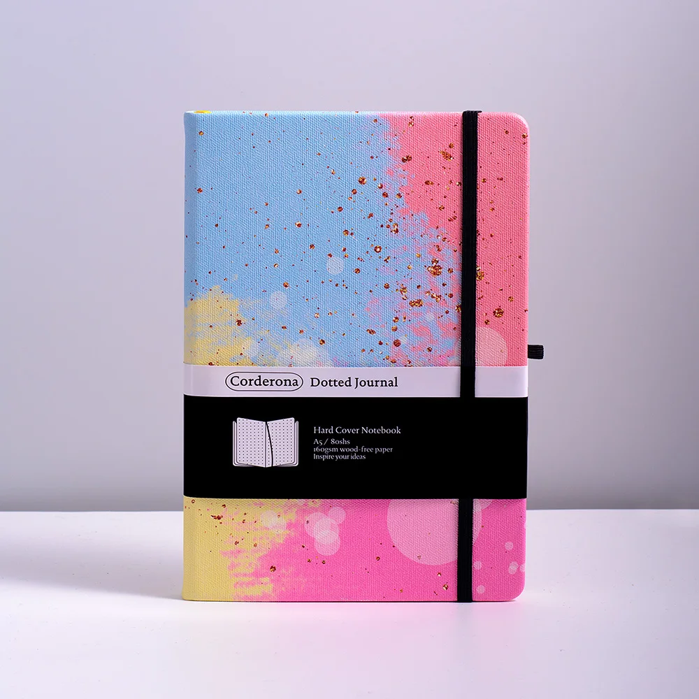 Love-Bubble-Bullet-Dotted-Journal-160gsm-Thick-Paper-Elastic-Band ...