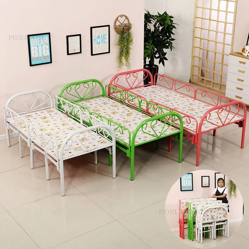 Folding iron bed price store