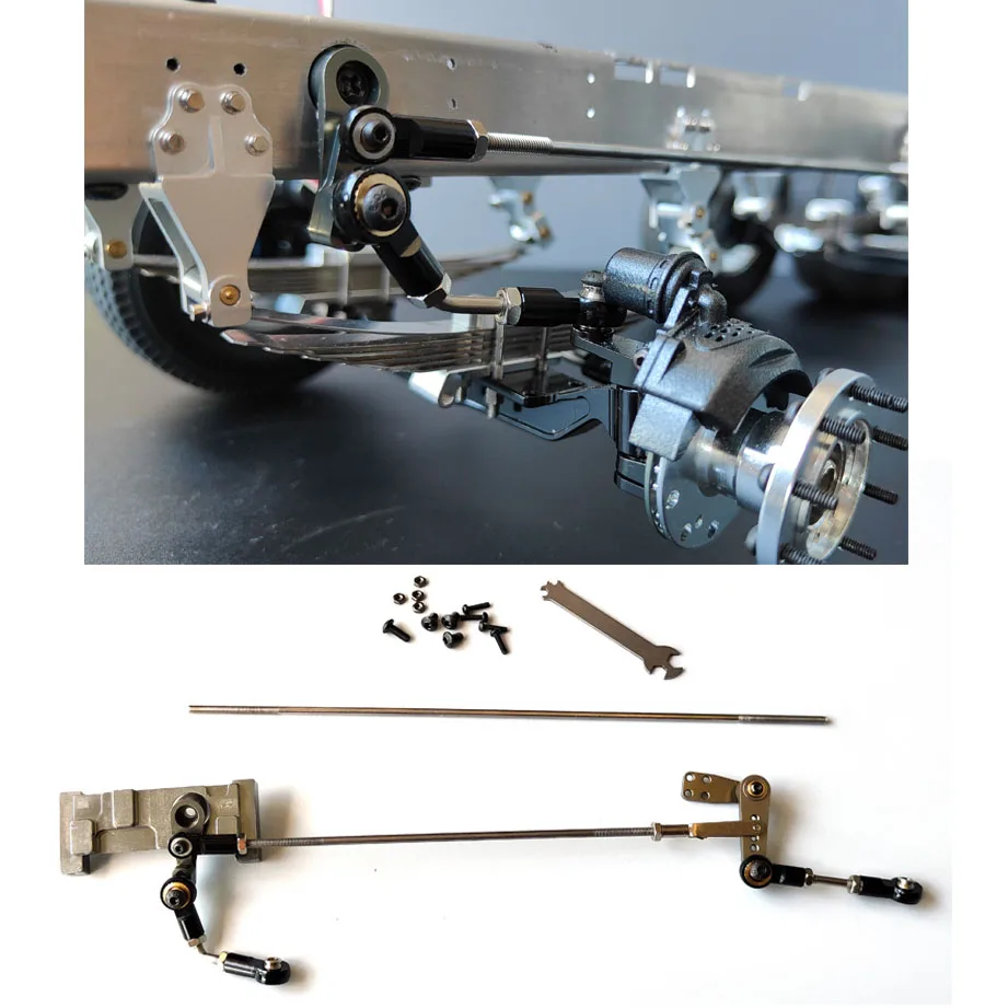 Steering-Linkage-Lever-for-1-14-Tamiya-RC-Truck-car-Scania-MAN-Benz ...