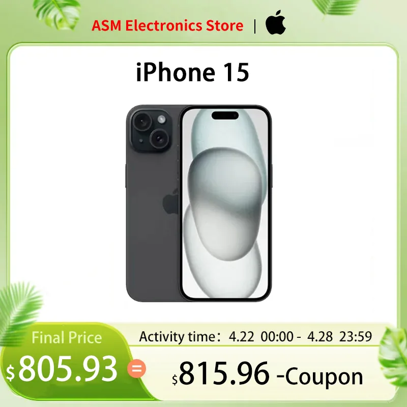 Apple-iPhone-15-A3092-iOS-17-A16-Bionic-Super-Retina-XDR-pantalla-OLED ...