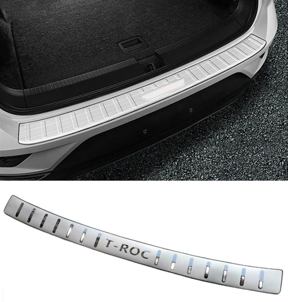 For Volkswagen T-roc 2017-2023 Stainless Steel Car Trunk Threshold ...