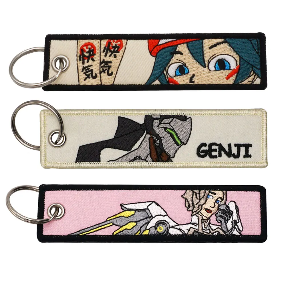 Overwatch-Embroidery-Keychain-Key-Chain-Pendant-Anime-Accessories ...